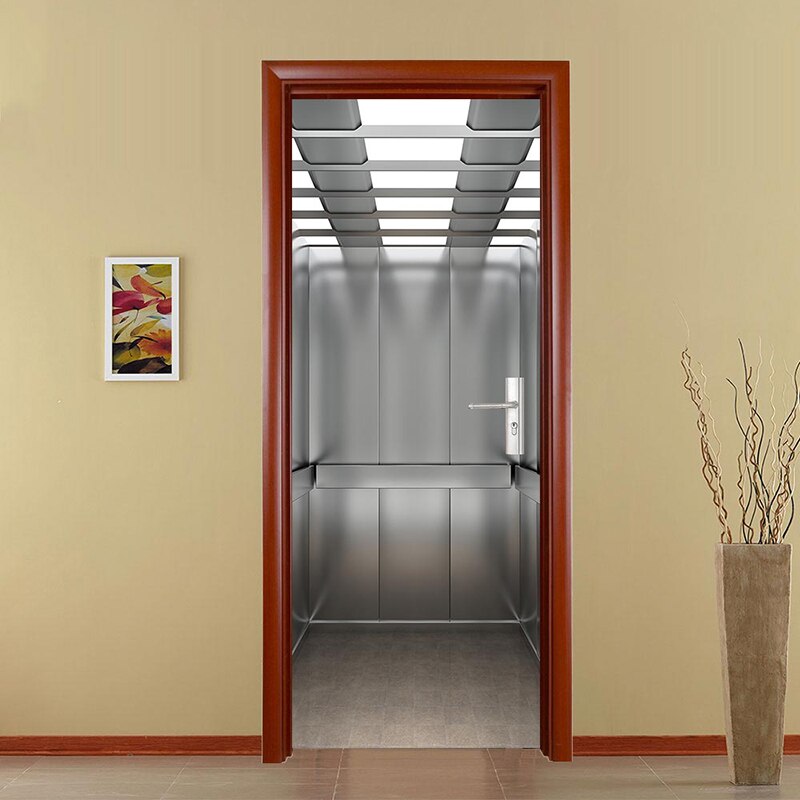 3D mural DIY Elevator door stickers wall stickers ... – Grandado