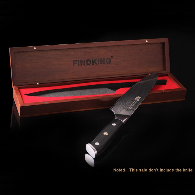 Findking hand polished wooden knife box case for k... – Vicedeal