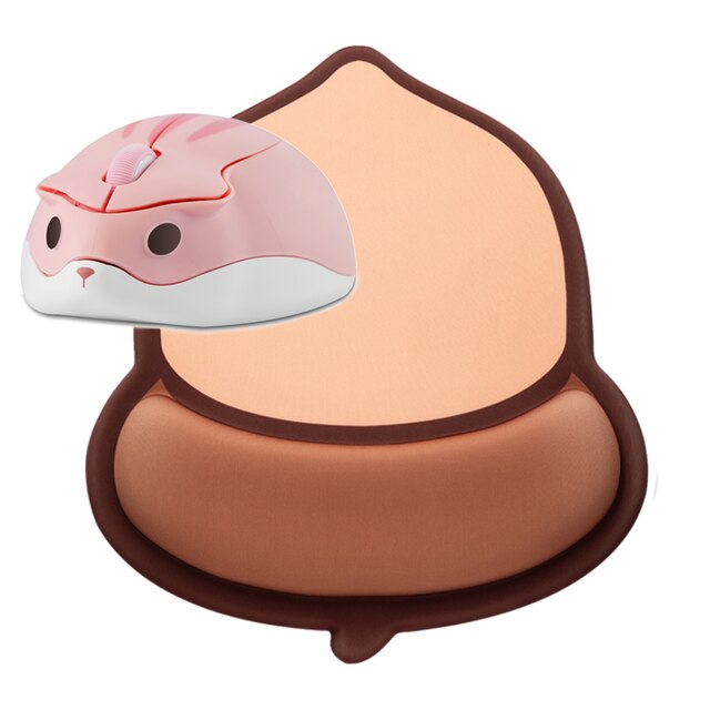 Wireless 2.4G Mouse Cute Hamster Cartoon Mause Erg... – Grandado