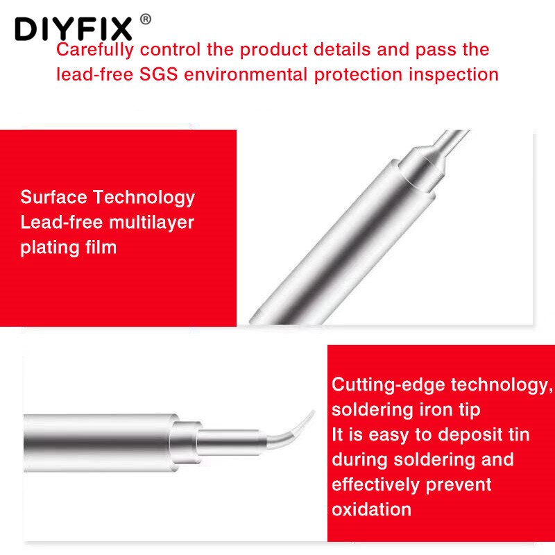 DIYFIX Universal Flying Lead Soldering Iron Tip 90... – Grandado