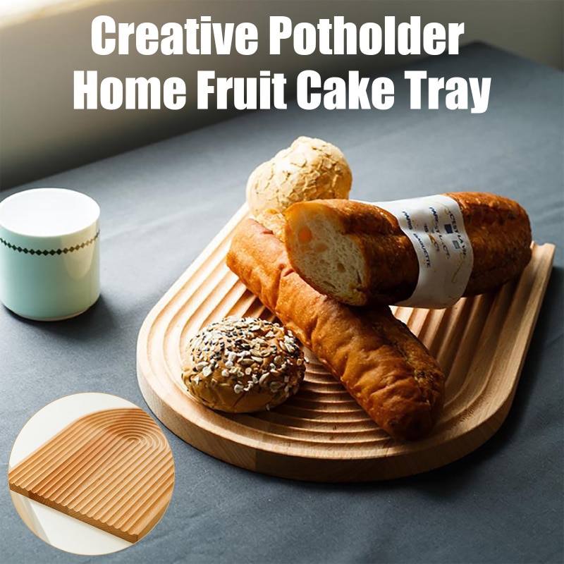 Nordic Style Beech Wooden Chopping Block Bread Des... – Vicedeal