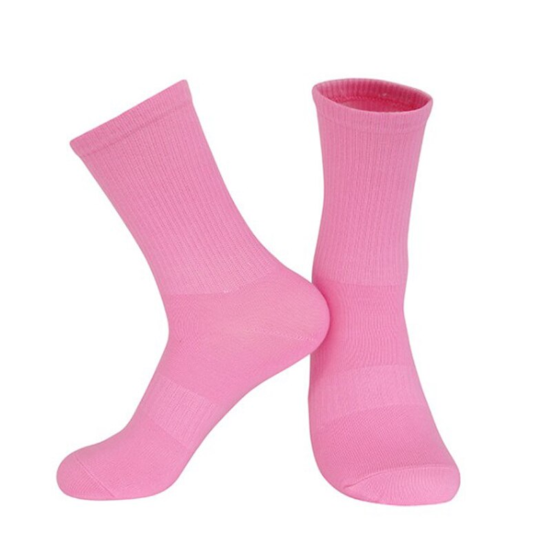 Bright Colorful Crew Socks Women Solid Candy Color... – Grandado