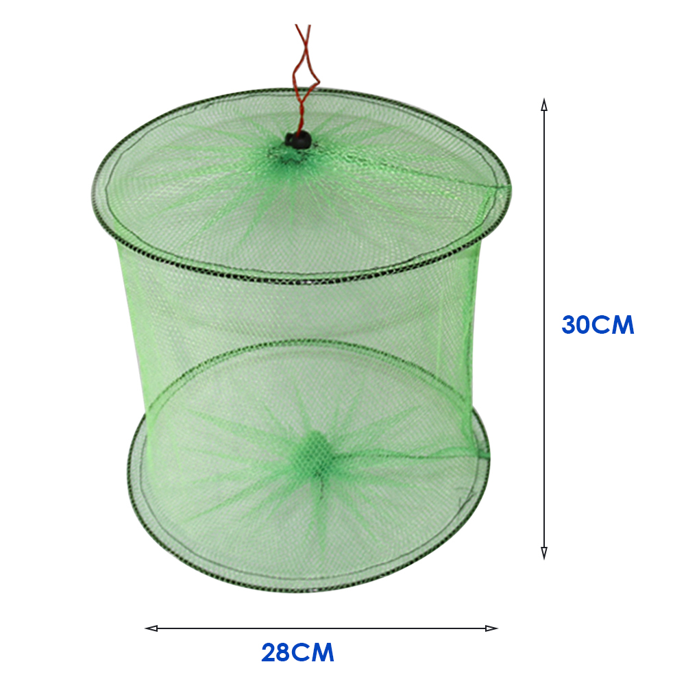 Ronde Metalen Frame Nylon Mesh Krab Crawdad Garnal... – Grandado