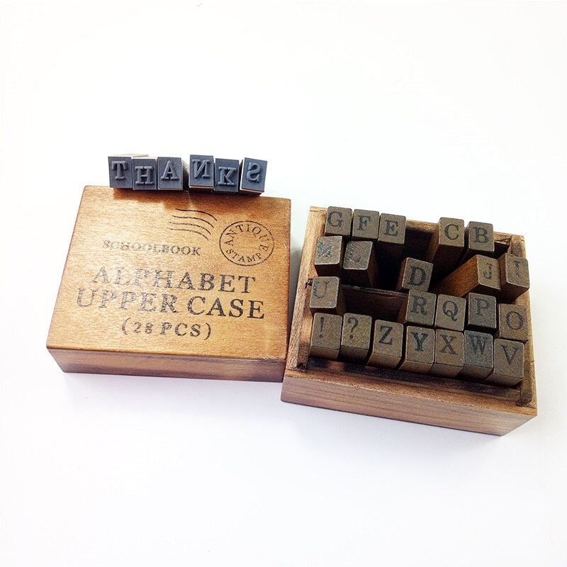 28 Pcs/set Vintage DIY Multi Purpose Alphabet Lett... – Grandado