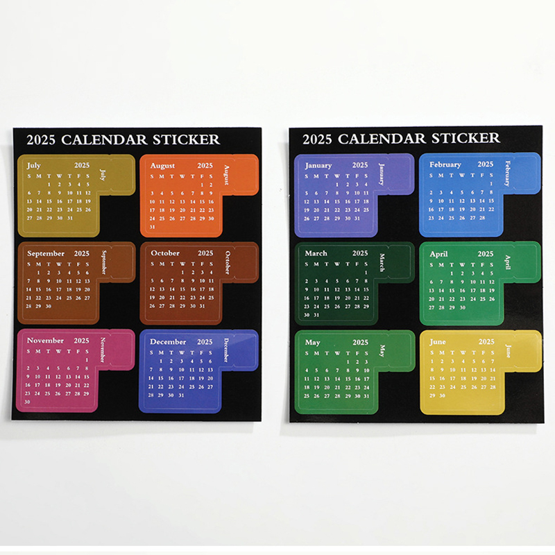 2025 2026 Calendar Stickers Kawaii Journal Planner... – Grandado