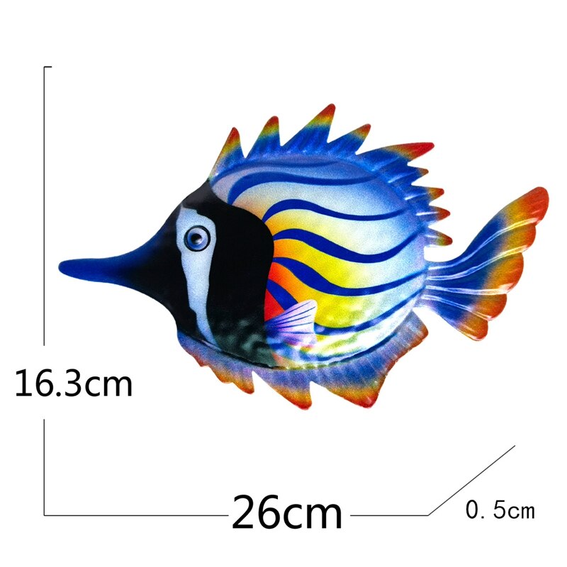 4Pcs Metal Fish Garden Crafts Wall Decor Iron Art ... – Vicedeal