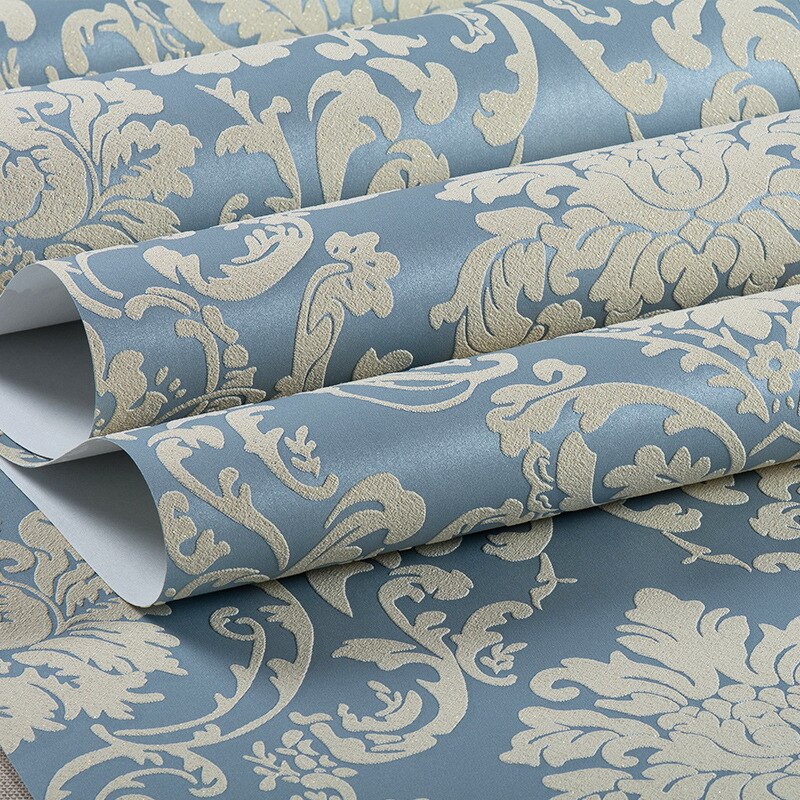 European style non woven wallpaper bedroom living ... – Vicedeal