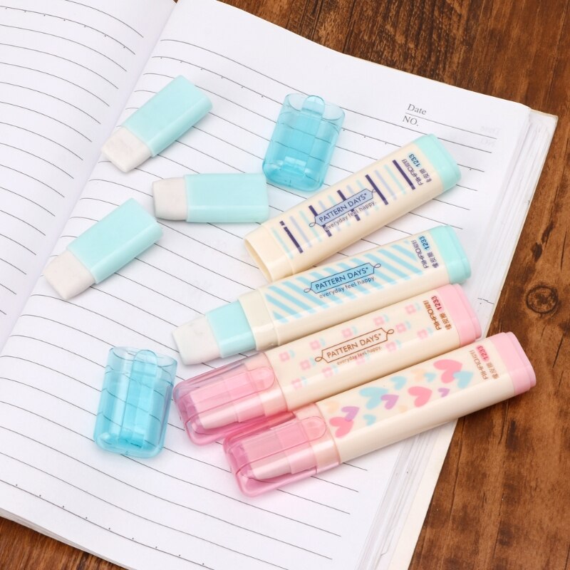 Cute Kawaii Heart Flower Rubber Erasers Lovely Str... – Grandado