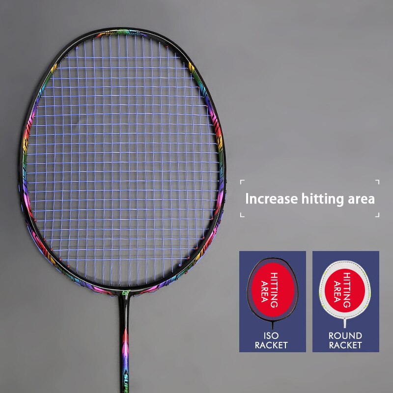 High Tension 35LBS Carbon Fiber Badminton Racket S... – Grandado