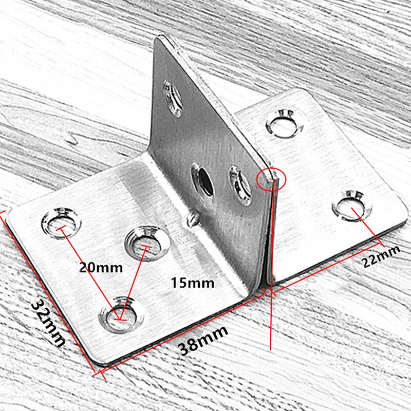 4/10/20PCS 90 Degree Metal Corner Braces Brackets ... – Grandado