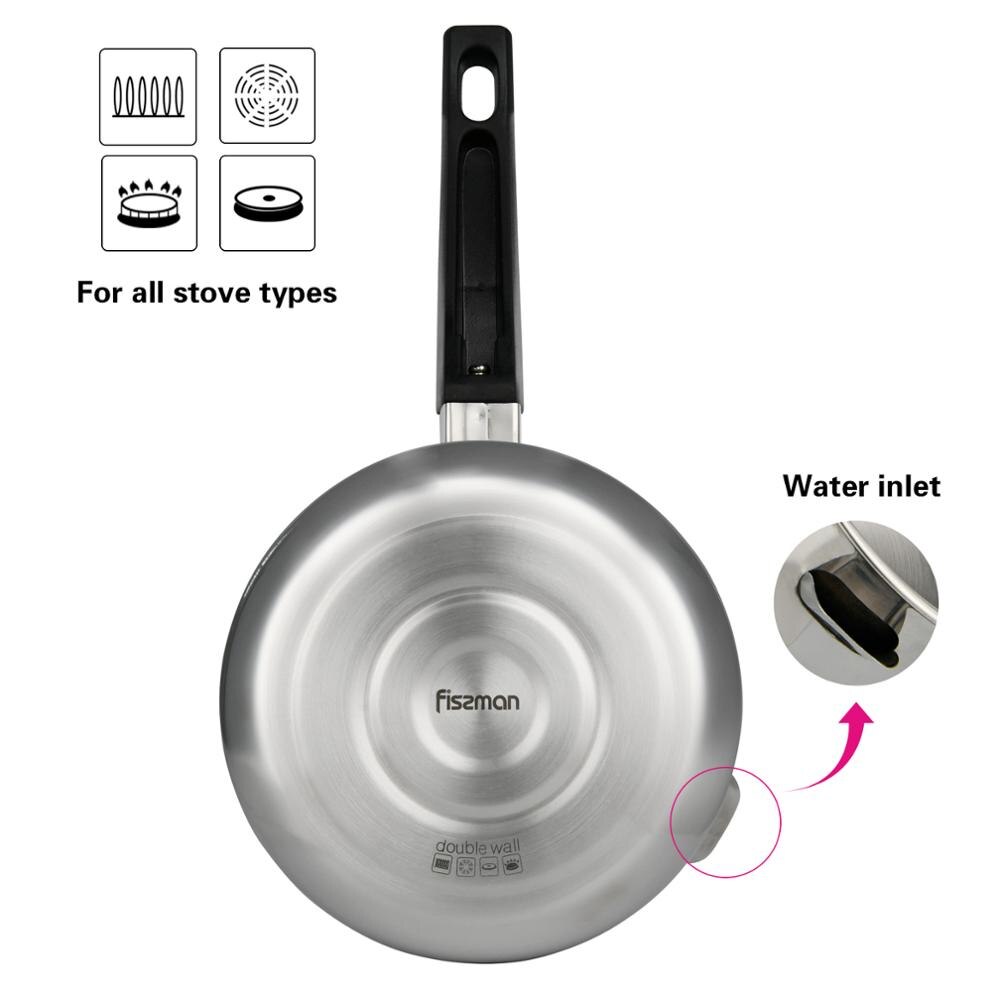 Fissman 850ml Stainless Steel Double Wall Milk Pot... – Vicedeal