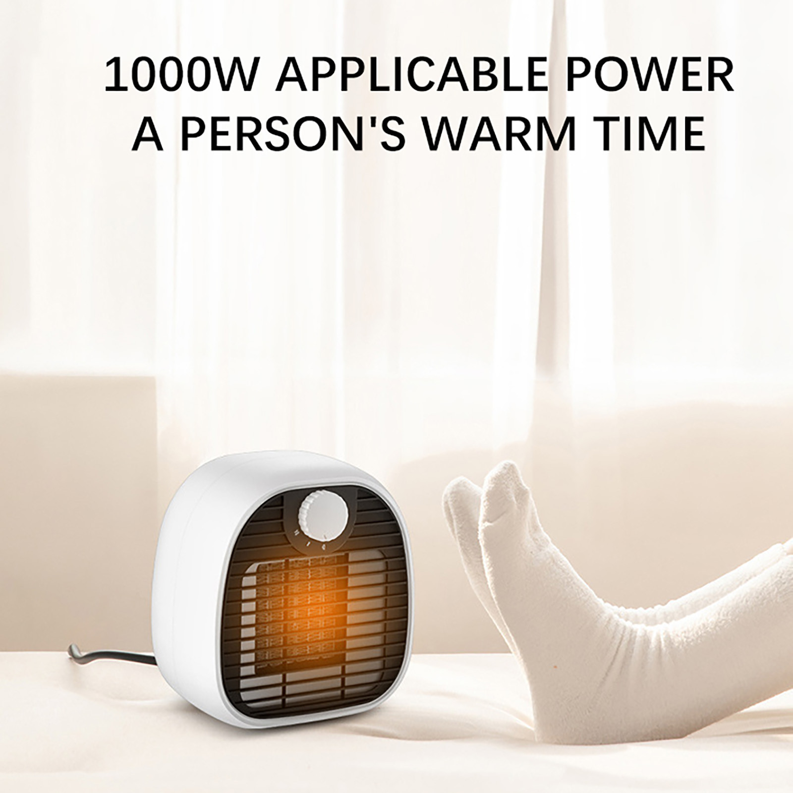 4# Portable Electric Air Heater Warm Fan Desktop W... – Vicedeal