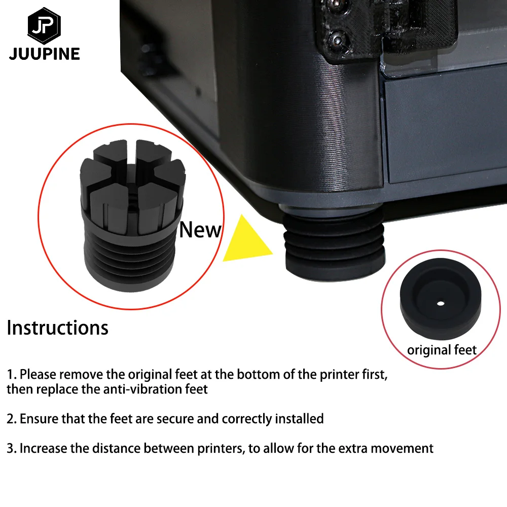 Upgraded For Bambu Lab 3D Printer Anti Vibration F... – Vicedeal