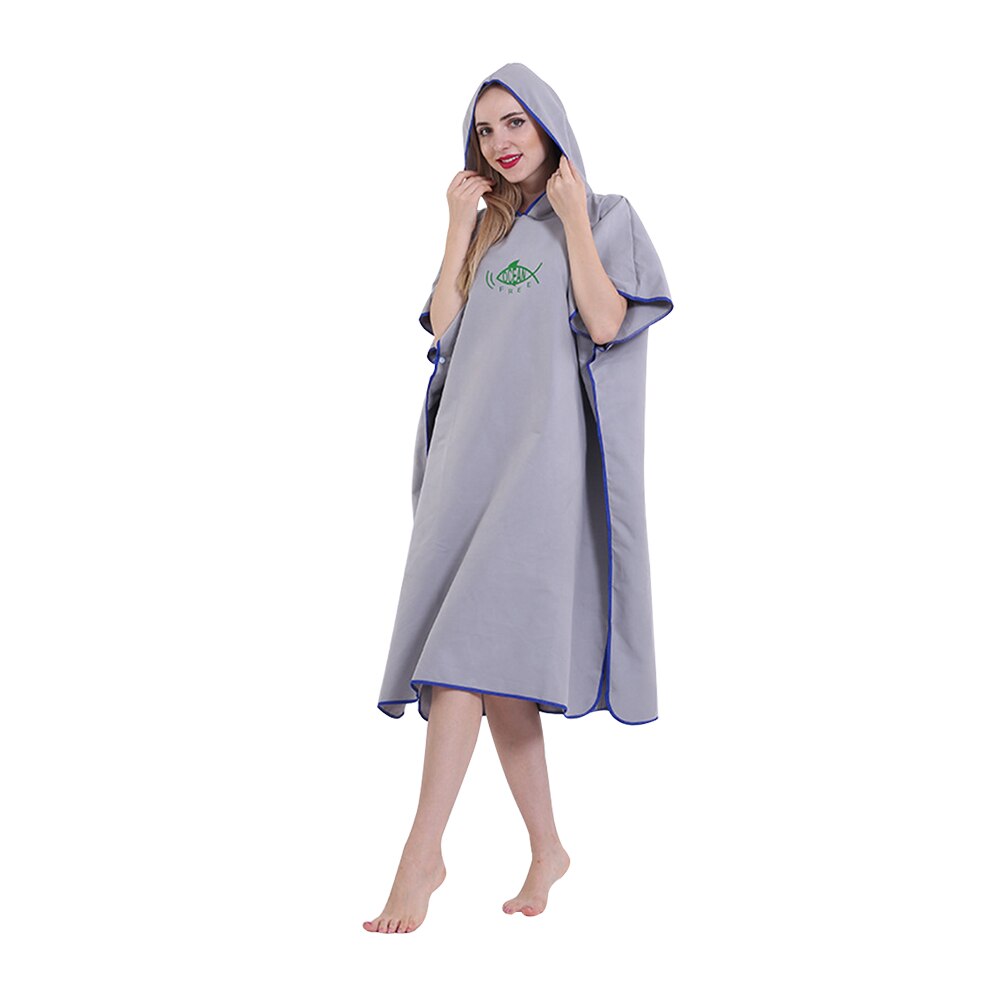 Surfing Vacation Adults With Hood Poncho Robe Robe... – Vicedeal