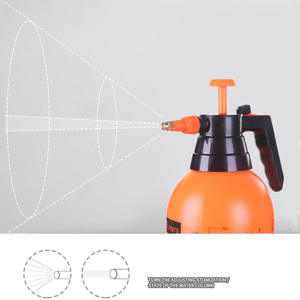 2L Pneumatic Automatic Sprayer Orange Bottle Water... – Grandado