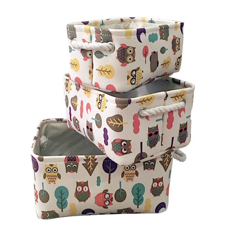 Owl Kid's Toys Storage Basket Desktop Sundries Org... – Vicedeal