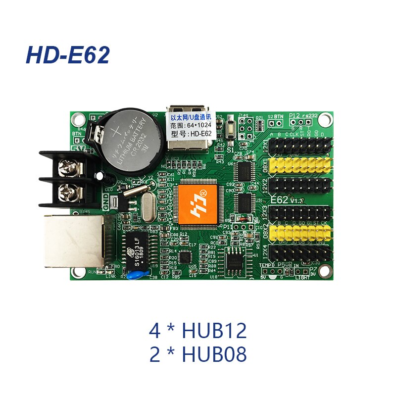 E62 HD LAN Port Control Card control system Indoor... – Vicedeal