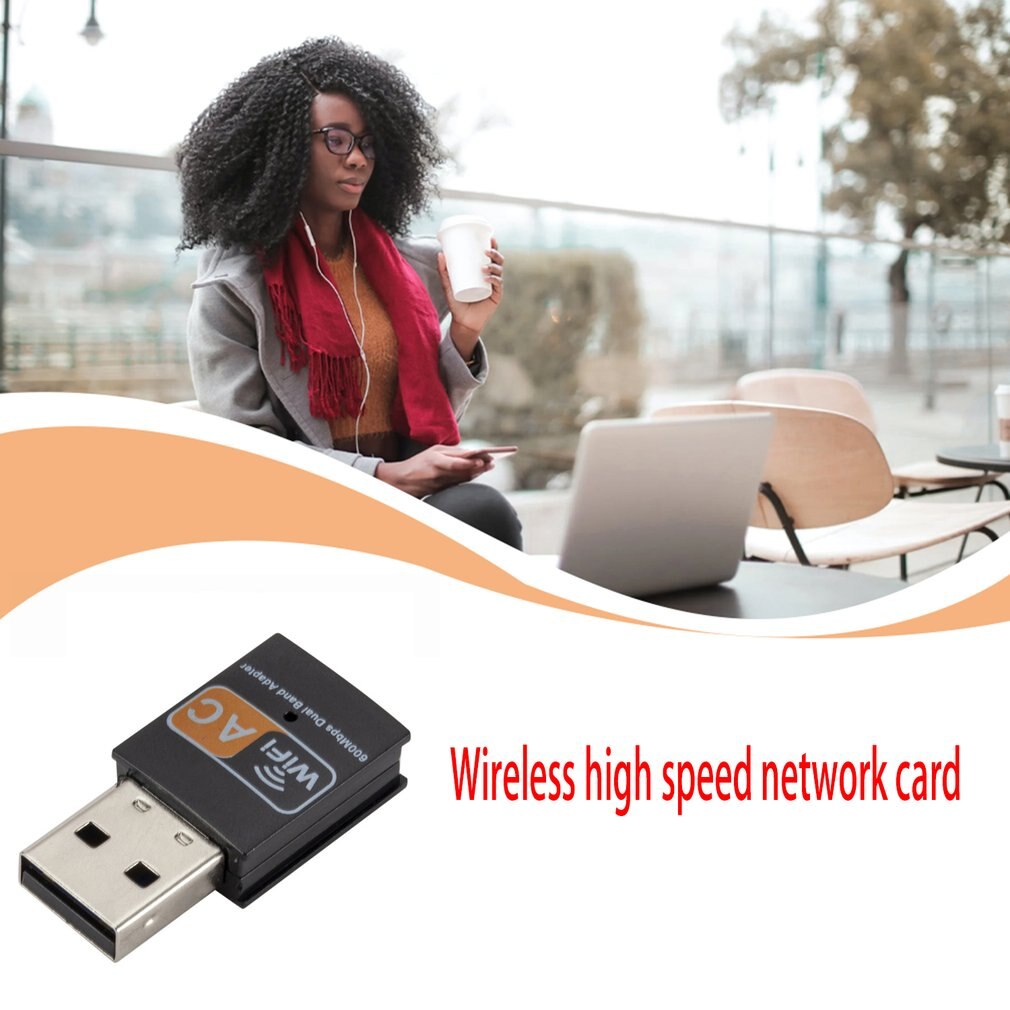 AC600M Dual-band USB Wireless Network Card 5G Mini... – Grandado
