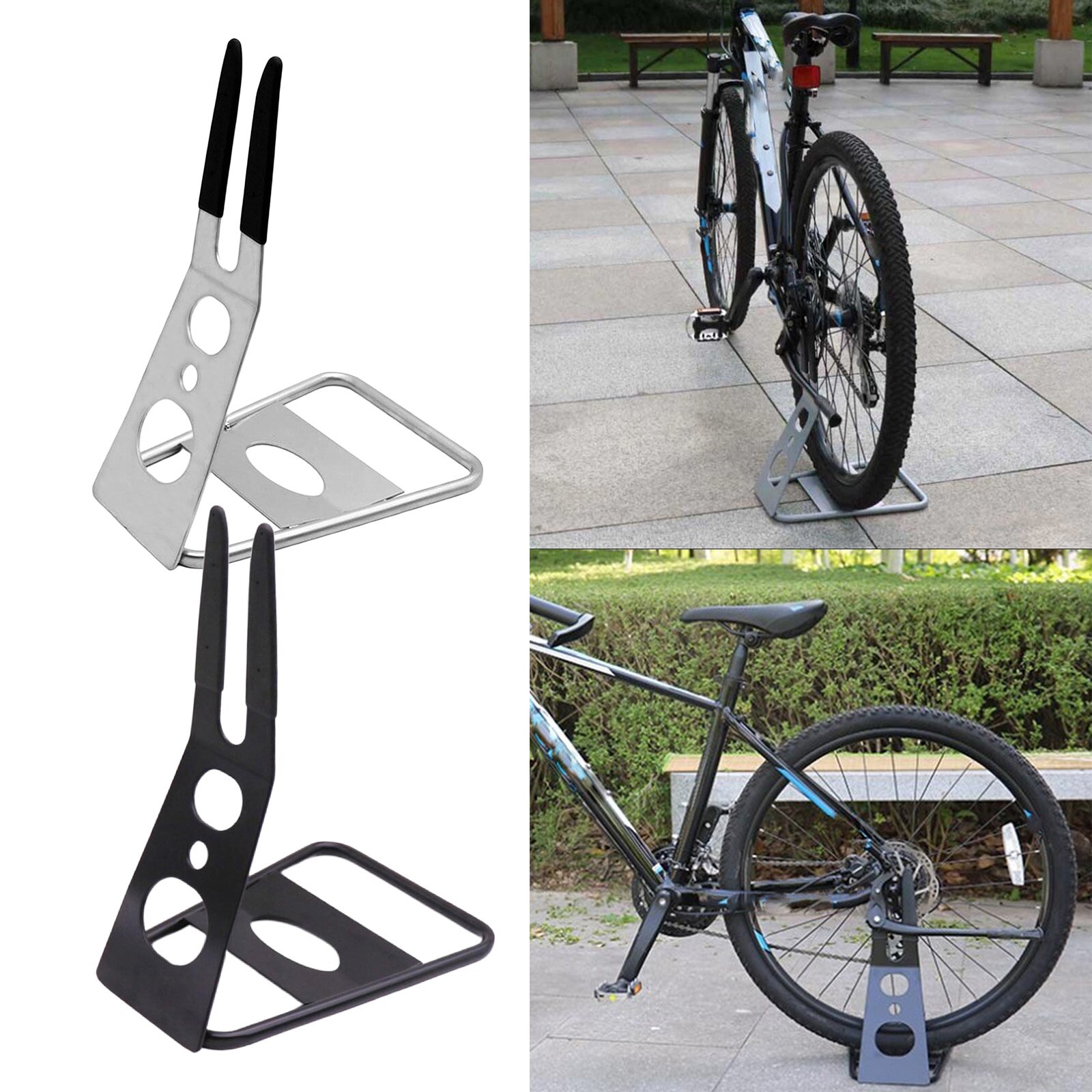 Bike Trainer Pad Parking Stand Station Rack Floor ... – Grandado