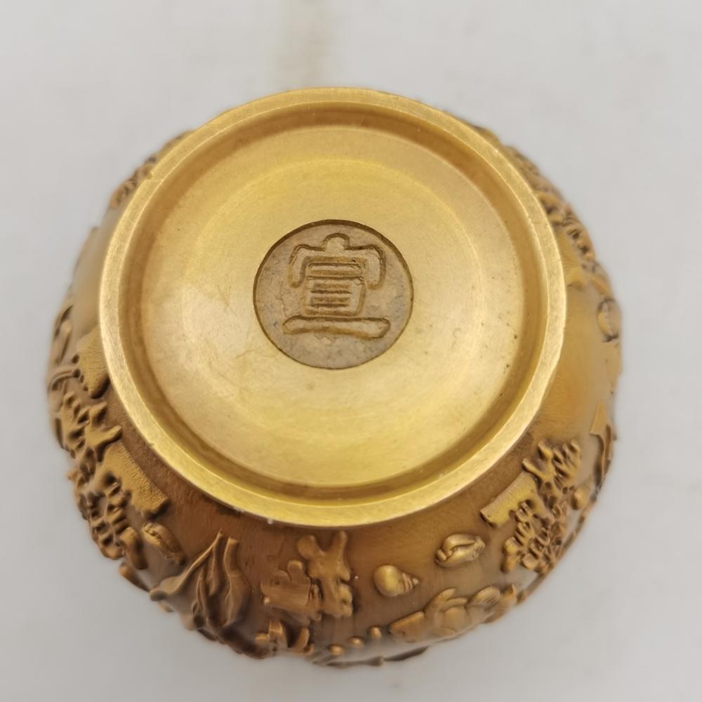 Chinese Collectibles Messing Koper Coral Vis Stand... – Vicedeal