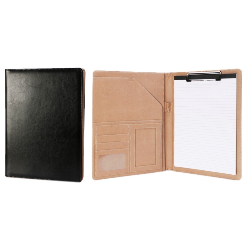 A4 Leather Conference File Folder Document Manager... – Grandado