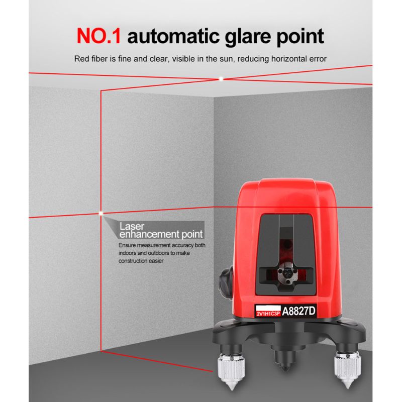 A8826D Self-leveling Portable Mini Cross Red Light... – Grandado