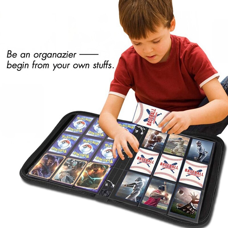 900 Pockets Trading Card Sleeves Binder, Baseball ... – Grandado