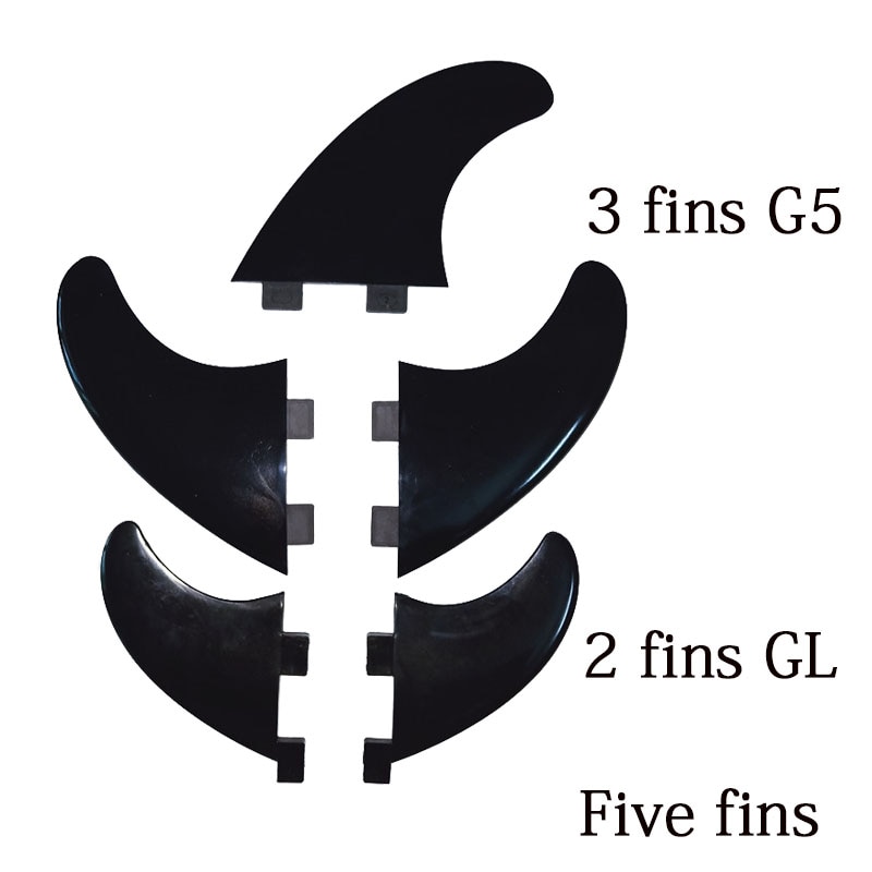 BiLong FCS Surfboard Fins Tri Quad Five fin a Set ... – Grandado
