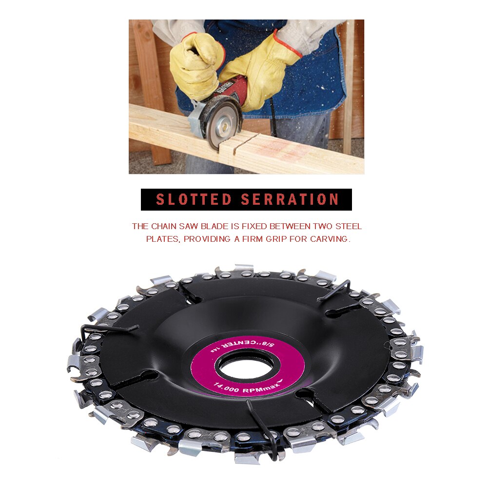 4 Inch 22 Tooth Chain Disc Chainsaw Wheel for Angl... – Grandado