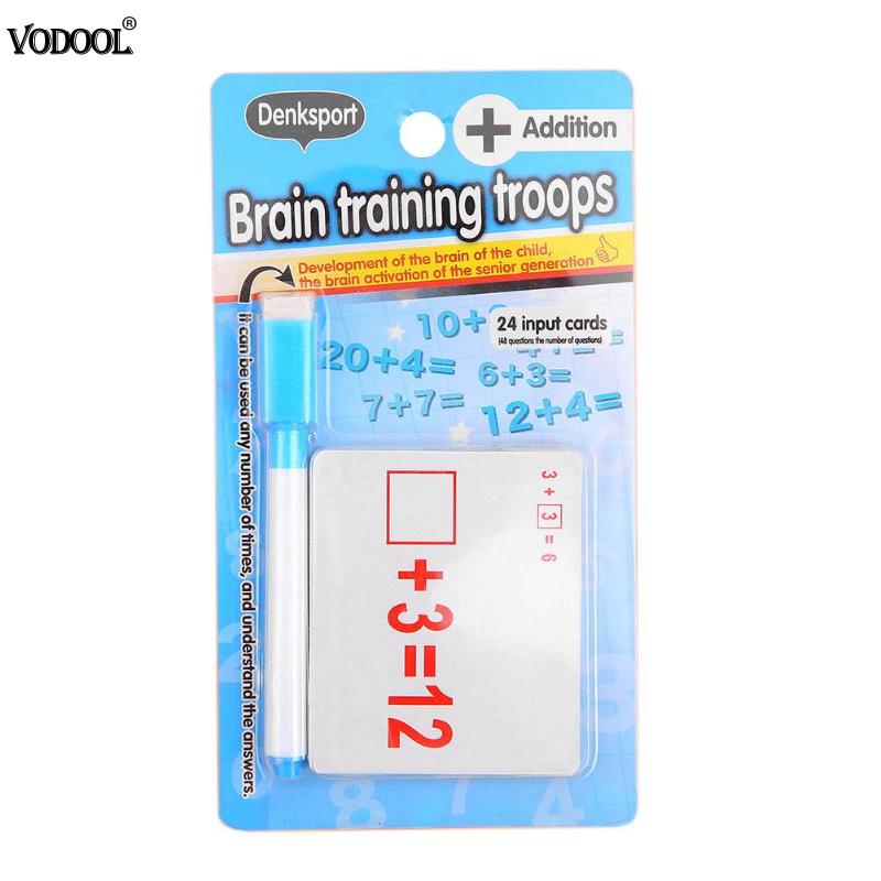 Mathematics Teach Card with Erasable Pen Math Educ... – Grandado