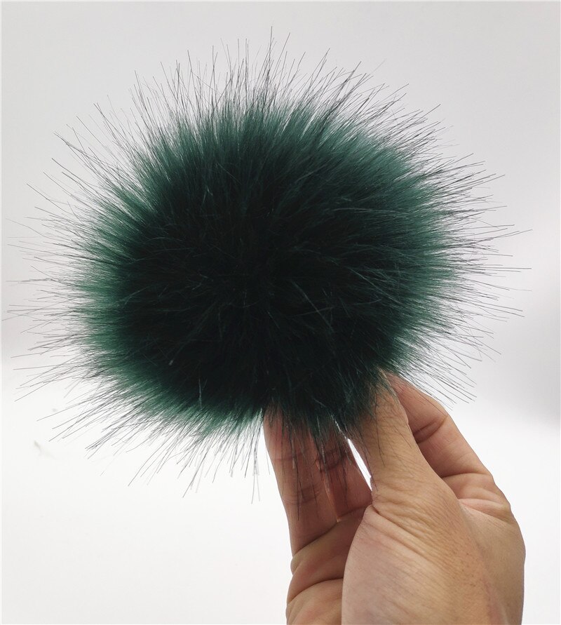 DIY 12cm Groene Kunstmatige Bont Pom pom Pluizige ... – Grandado