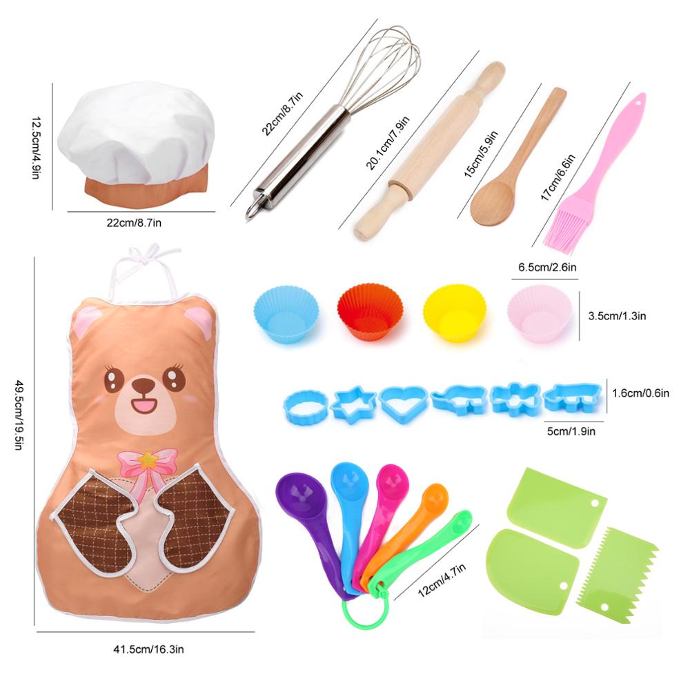 Juego de cocina para cocinar y hornear para niños,... – Grandado