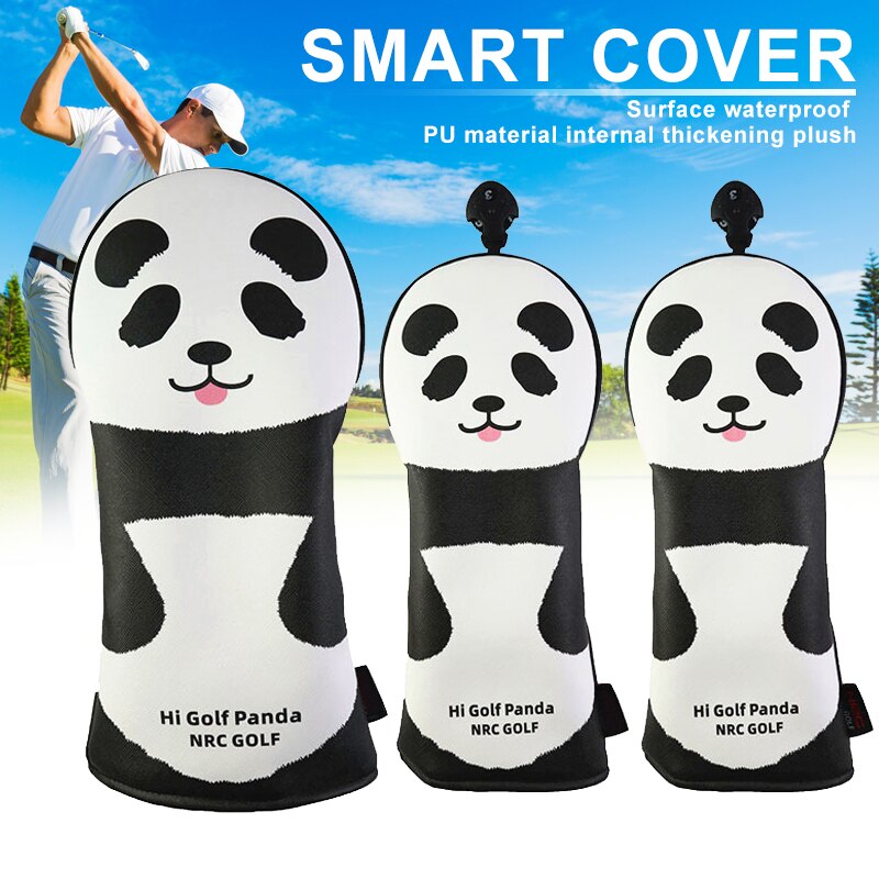 3 stücke Gedruckt Panda Golf Clubs Head Covers Set... – Grandado