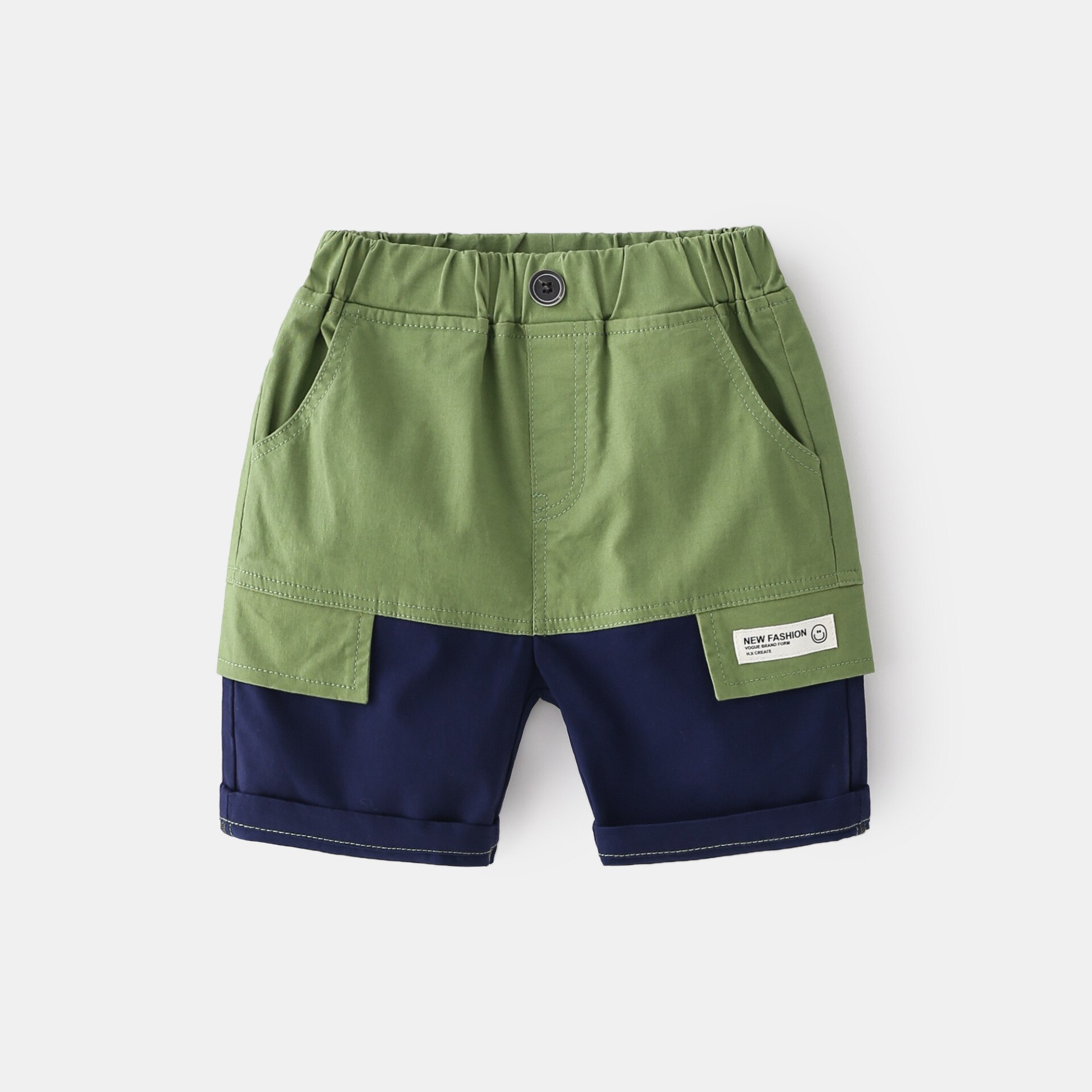 Calções de algodão para meninos, calções da moda p... – Vicedeal