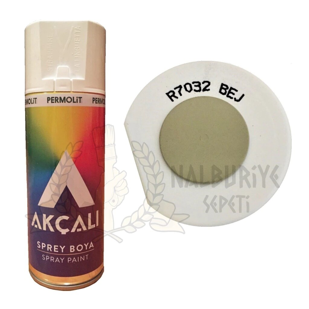 Akçalı BEIGE Spray Paint 400ml RAL7032 – Vicedeal