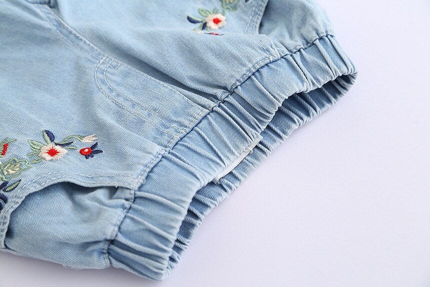 Baby Girl Summer Denim Icing Shorts For Girls 2-5 ... – Grandado