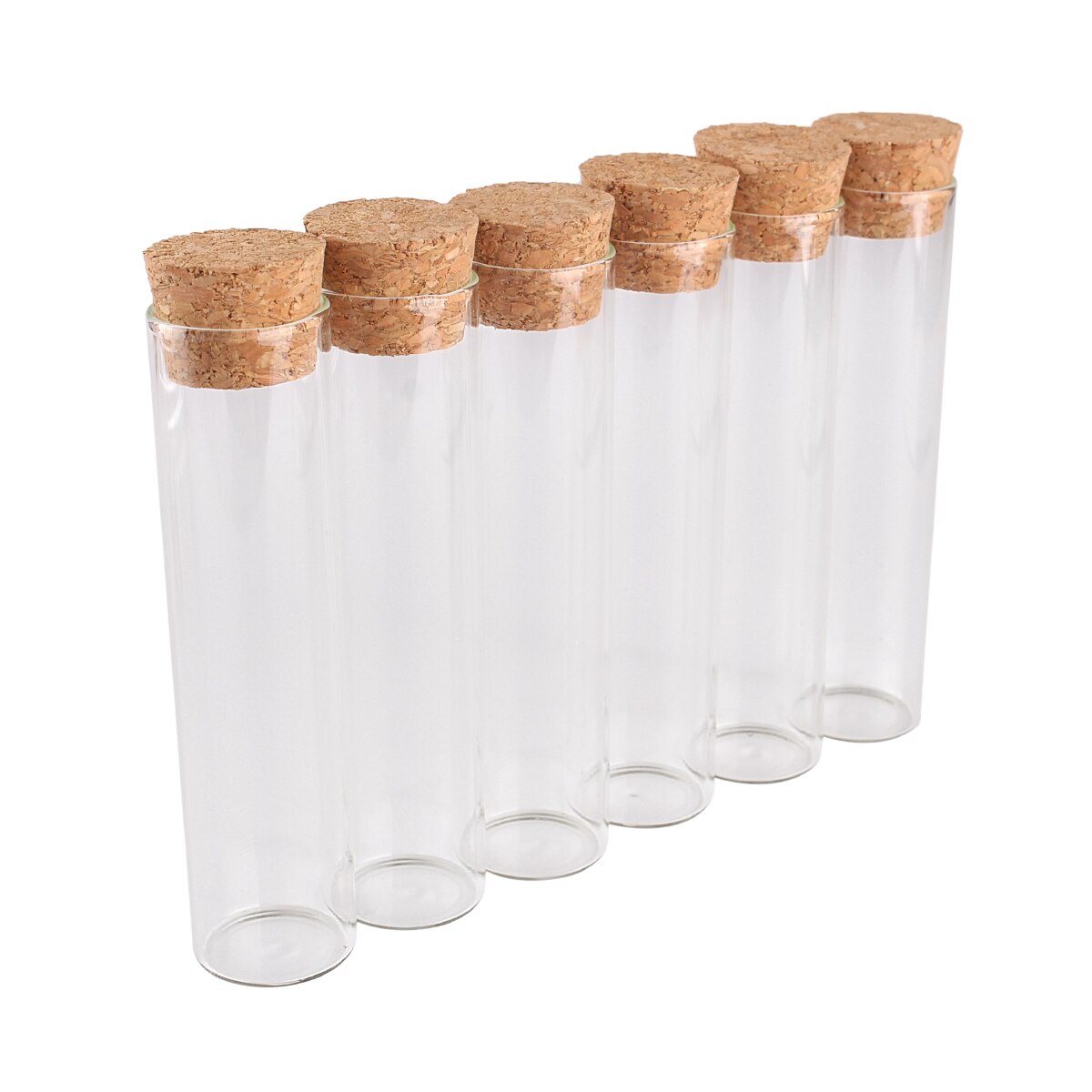 60 pieces 22ml Glass Tubes with Cork Stopper 22*90... – Grandado