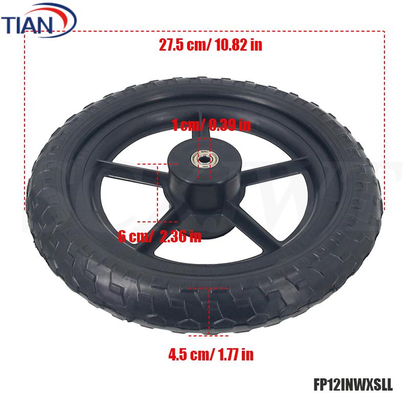 12 Inch Wheelchair Wheel 12 inch Polyurethane Tire... – Grandado