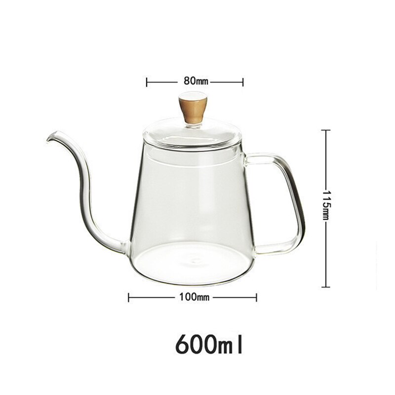 Heat-Resistant Glass Coffee Kettle Drip Coffee Pot... – Grandado