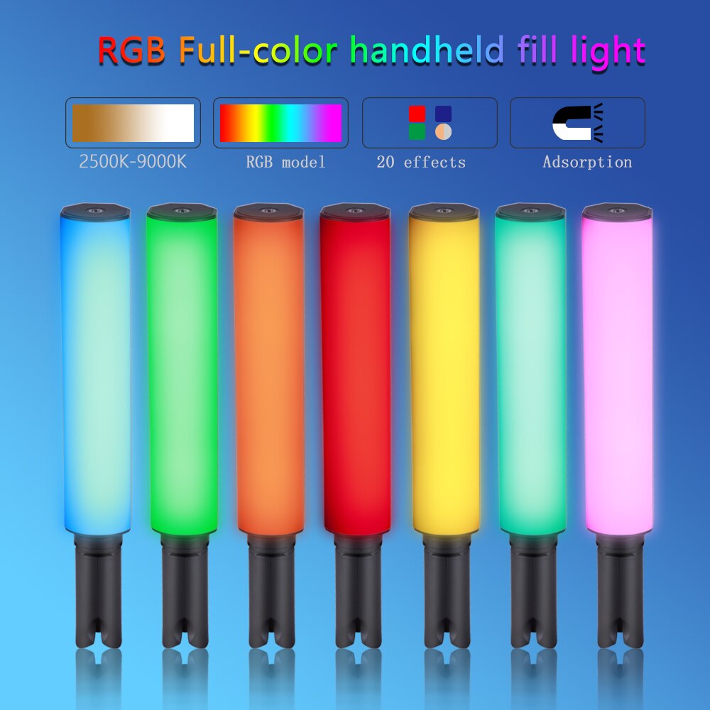 RGB Full Color Fill light Tube LED Video Light For... – Vicedeal