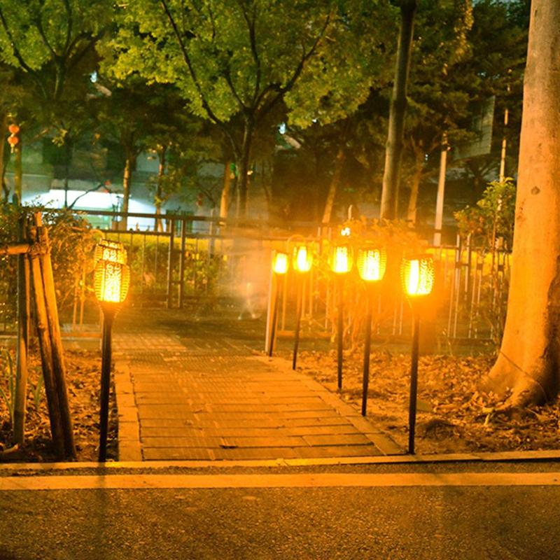 33 LED Solar Flame Lamp Light Control Outdoor Plug... – Grandado