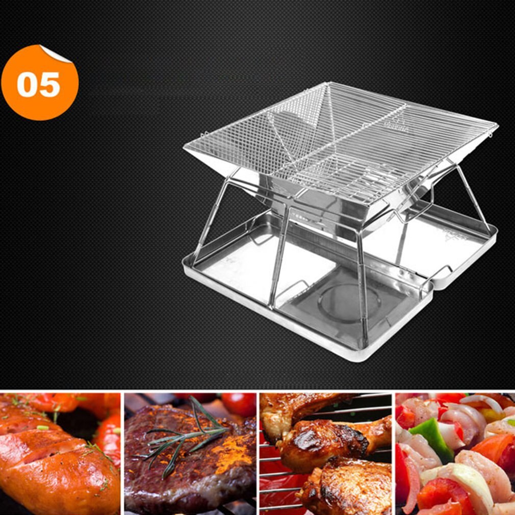 Outdoor Stainless Steel Barbecue Multi-Function Gr... – Vicedeal