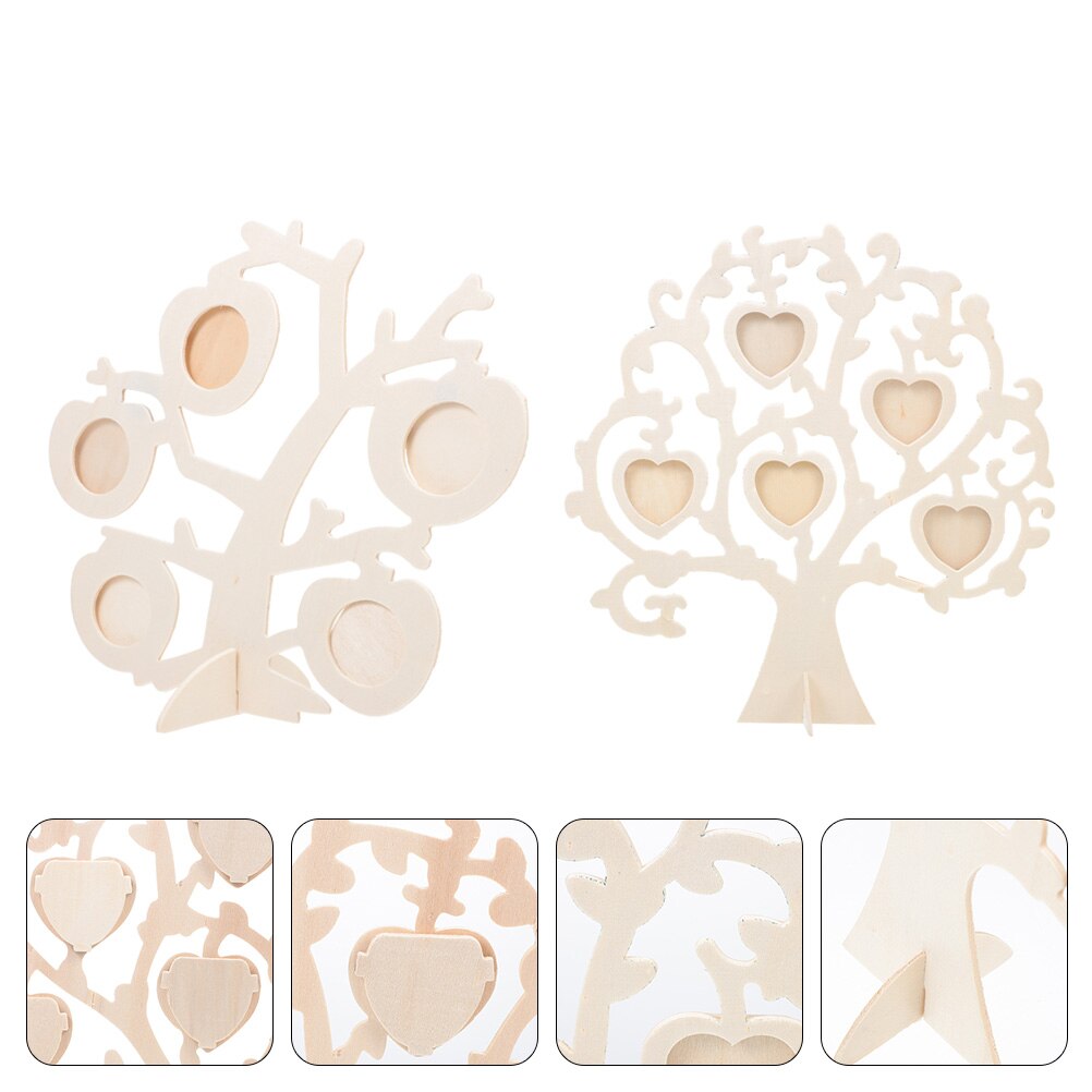 2 sets of Wooden Photo Display Frames Photo Frames... – Vicedeal