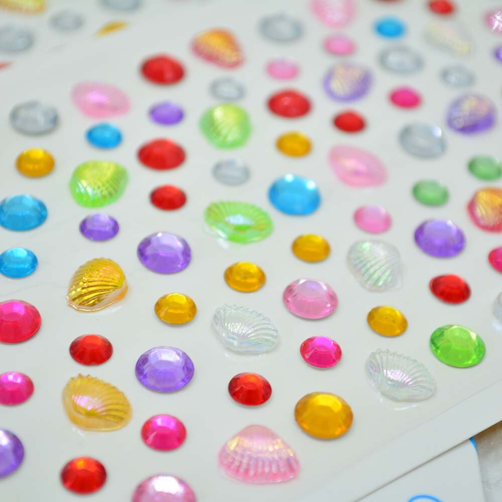 Allerlei kleuren sea shell stickers voor Decoratin... – Vicedeal