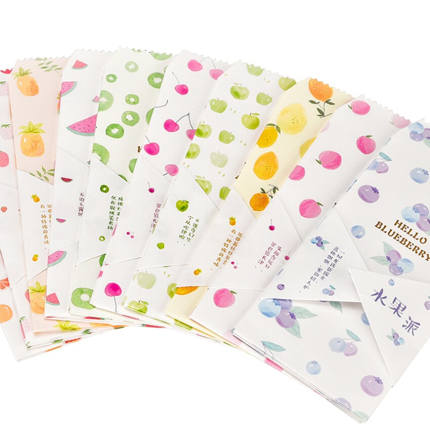 10pcs/lot Fruit Pie Multifuction Paper Envelopes O... – Vicedeal