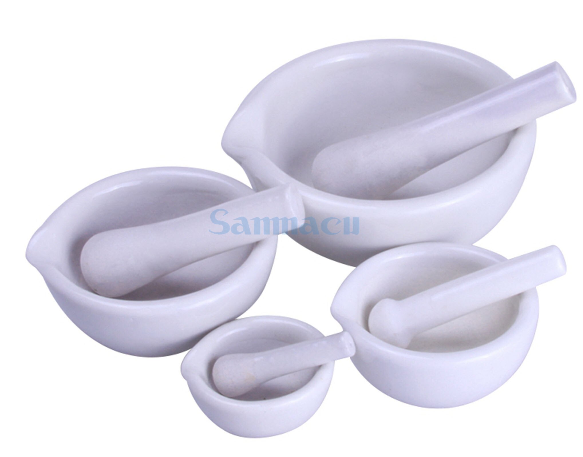 80mm Ceramic Porcelain Mortar And Pestle Mix Grind... – Vicedeal