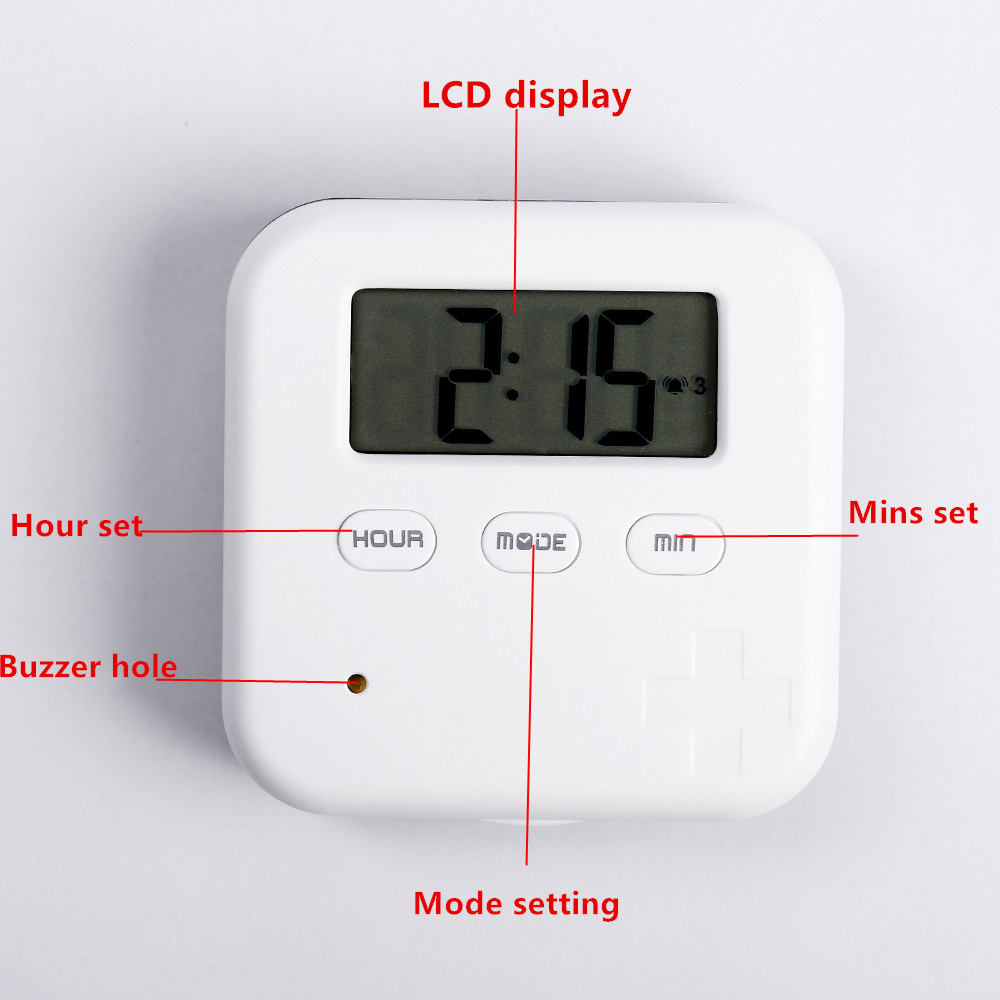 Vibration strong Separated Pill Organizer Box Case... – Grandado