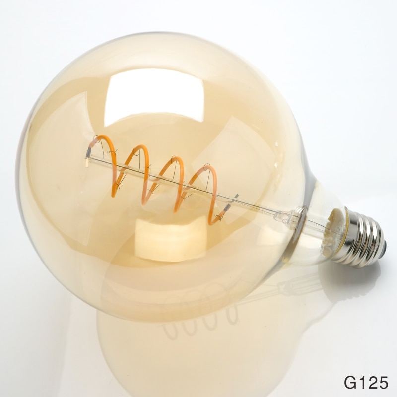 Retro Spiraal Gloeidraad LED Lamp T45 ST64 G80 G95... – Grandado