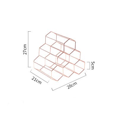 Metal Wine Rack Whiskey Holder Metal Storage Stand... – Grandado