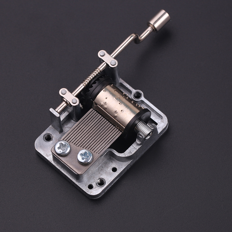 Mini Hand Crank Gold/Silver Music Movement Decor M... – Vicedeal